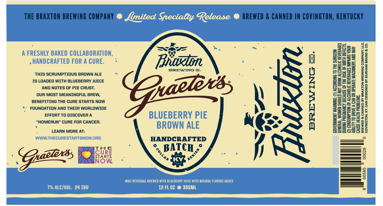 Braxton Graeters Blueberry Pie Brown Ale - Beer Notes from the Gnome