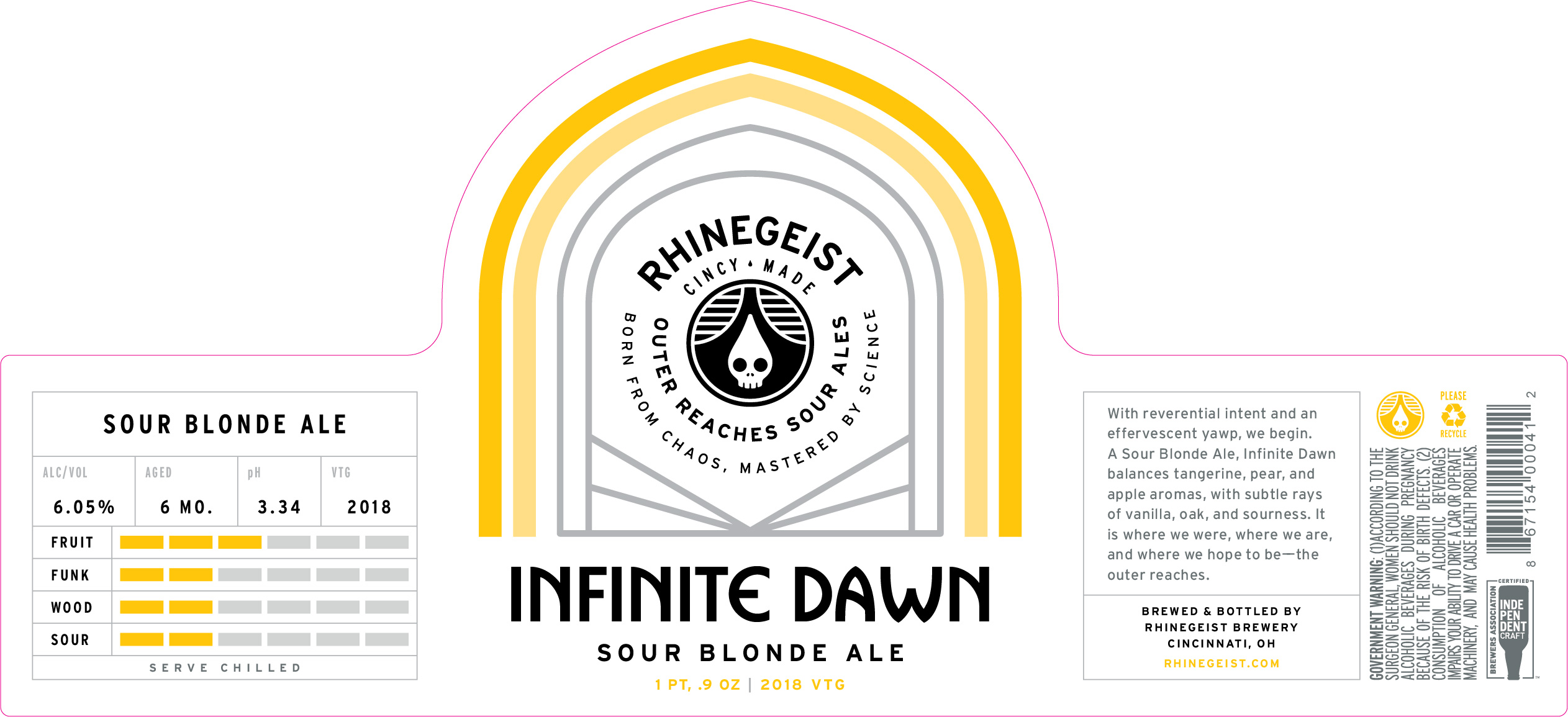 Rhinegeist Infinite Dawn - Beer Notes from the Gnarly Gnome