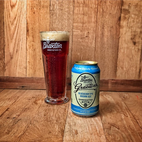 Braxton Graeters Blueberry Pie Brown Ale - Beer Notes from the Gnome