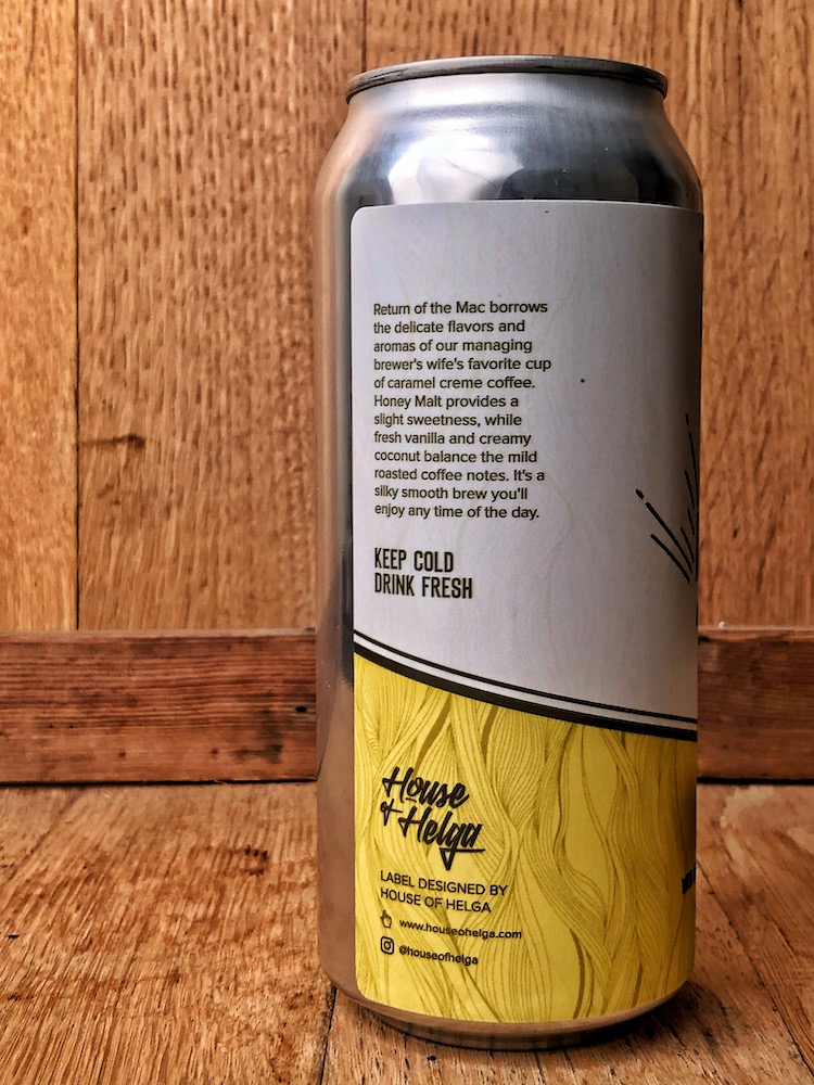 Streetside Return of the Mac - Beer Tasting Notes - The Gnarly Gnome