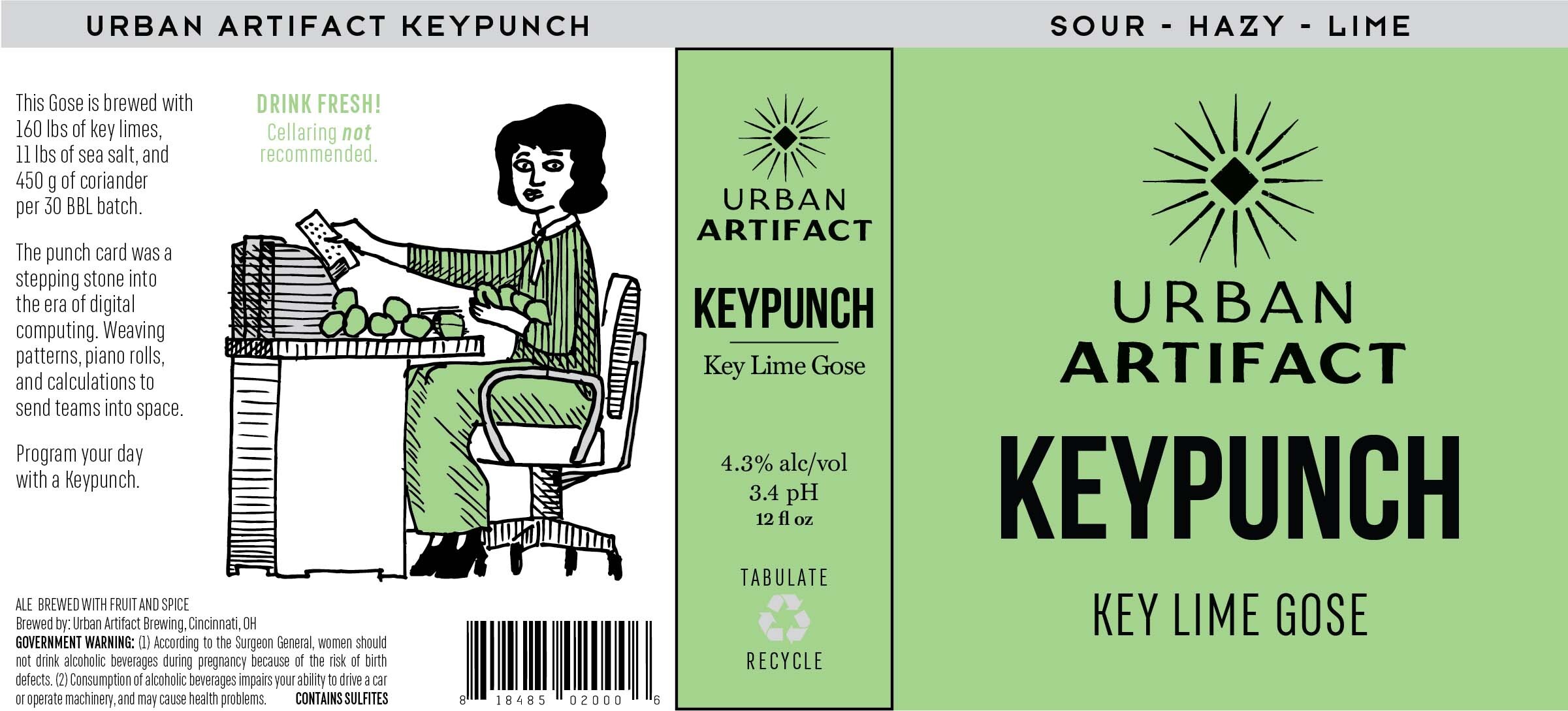 Urban Artifact Keypunch - Tasting Notes from the Gnarly Gnome