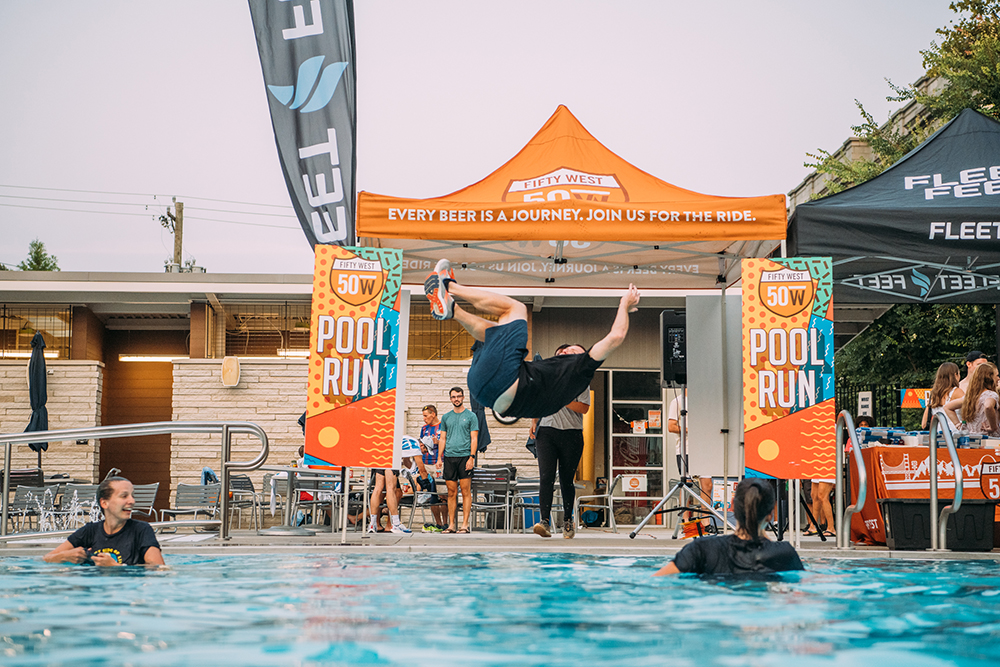 Fifty West's Pool Run Returns - The Gnarly Gnome