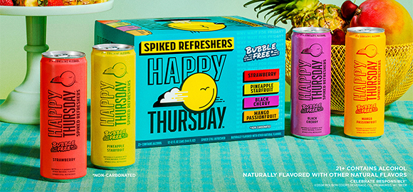 Happy Thursday Spiked Refreshers Hit Shelves Nationwide - The Gnarly Gnome