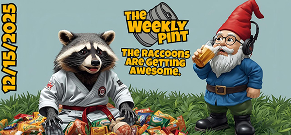 The Raccoons Are Getting Awesome! - The Gnarly Gnome